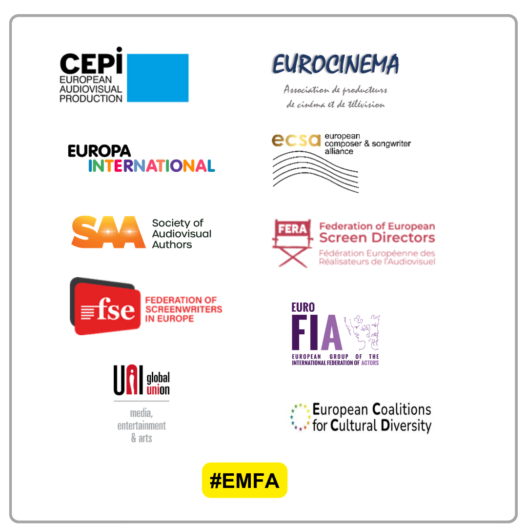 PRESS RELEASE : EUROPEAN AUDIOVISUAL AND CULTURAL ORGANISATIONS WELCOME ...