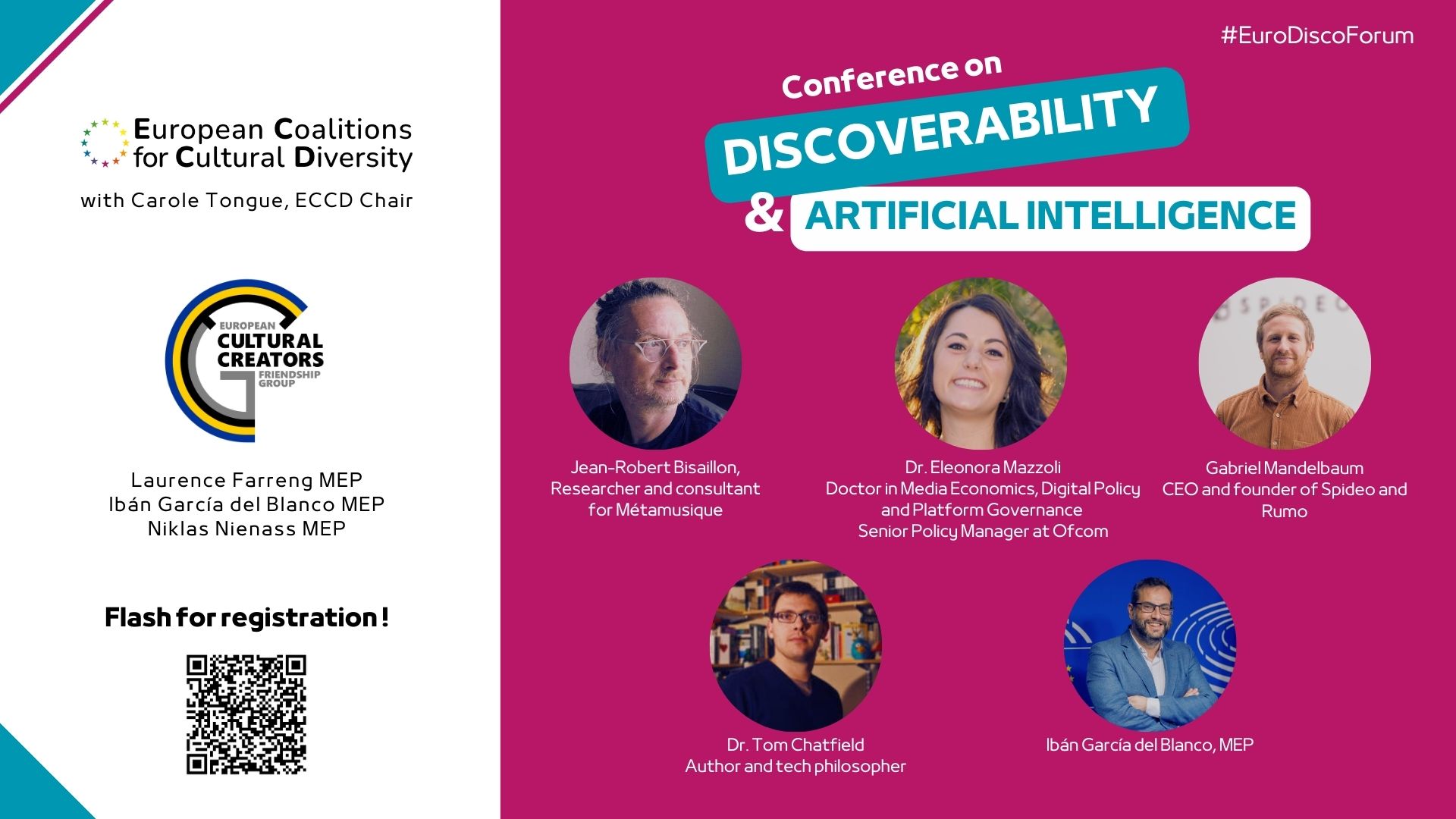 Our panellists for the Discoverability & A.I. conference | European ...